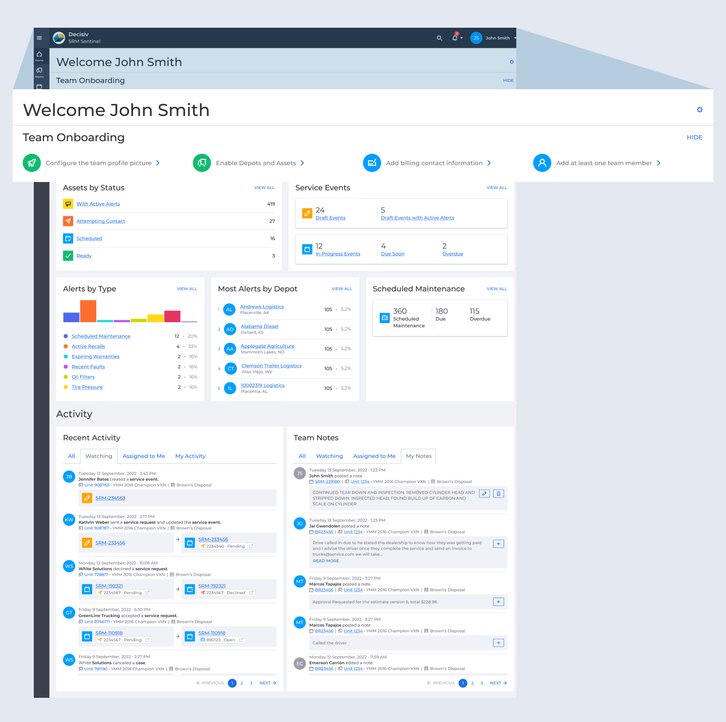 Logging In – SRM Sentinel