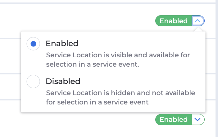 Service Locations – SRM Sentinel